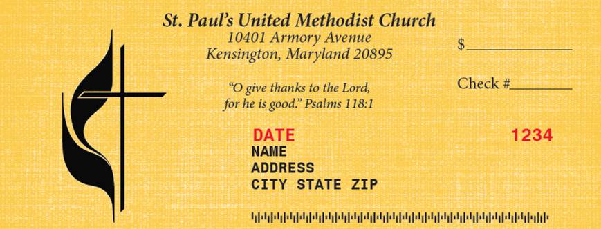 St. Paul's United Methodist Church | Giving