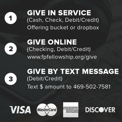 FaithPointe Church - Waxahachie, Texas | GIVING