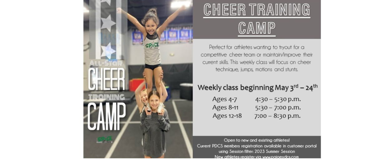 Paige's Dance and Cheer studio | Cheer Training Camp