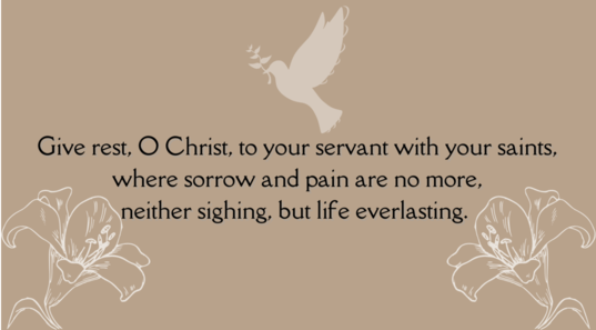 St. Wilfrid's Episcopal Church | Funerals and Memorials