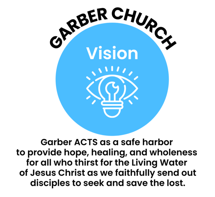 Garber Methodist Church | Mission, Vision, Values & Focus