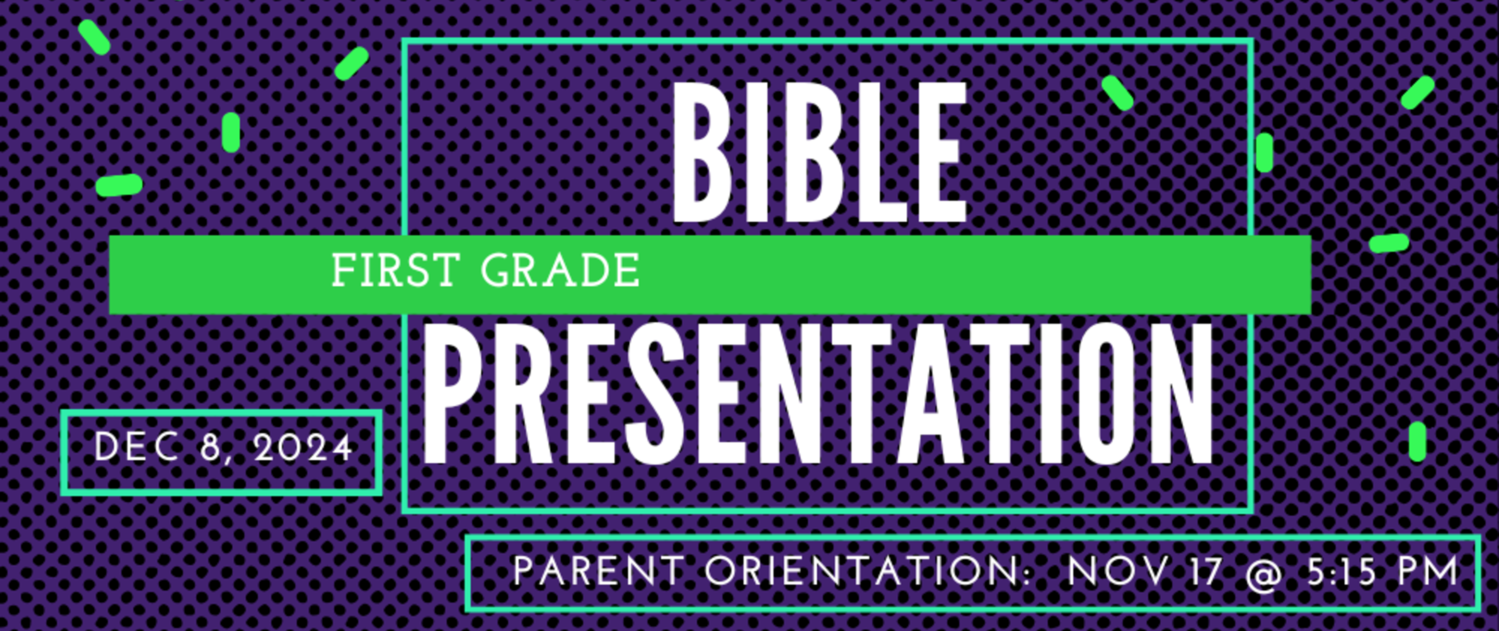 Second Baptist Church | First Bible Presentation