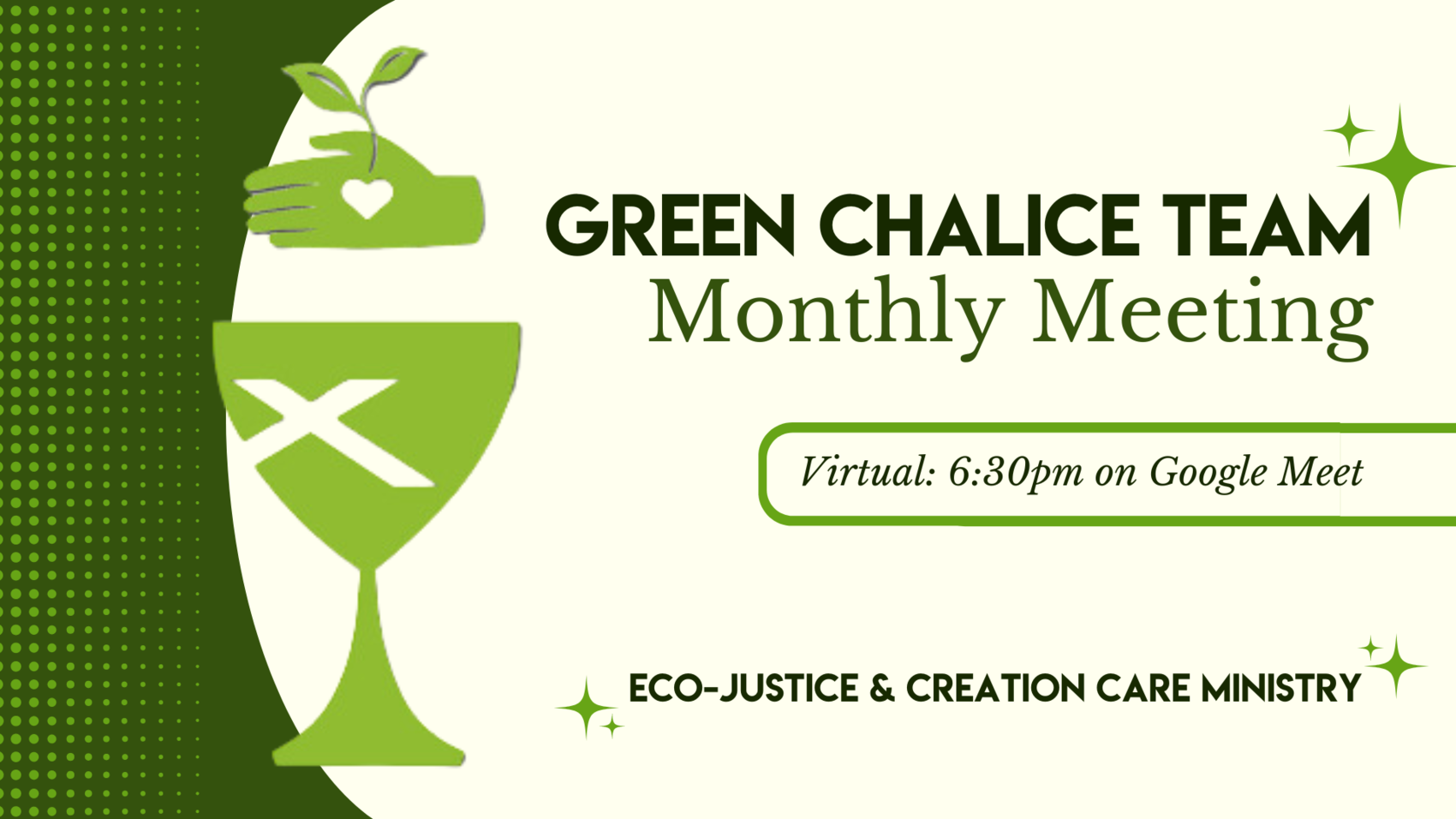 Foothills Christian Church | Green Chalice Meeting | Wed, Jan 21st