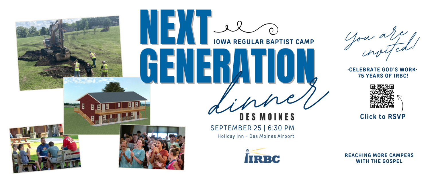 Iowa Regular Baptist Camp | Next Generation Dinner