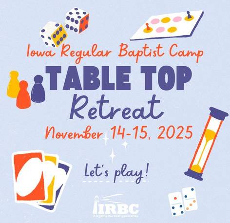 Iowa Regular Baptist Camp | 2025 Dates