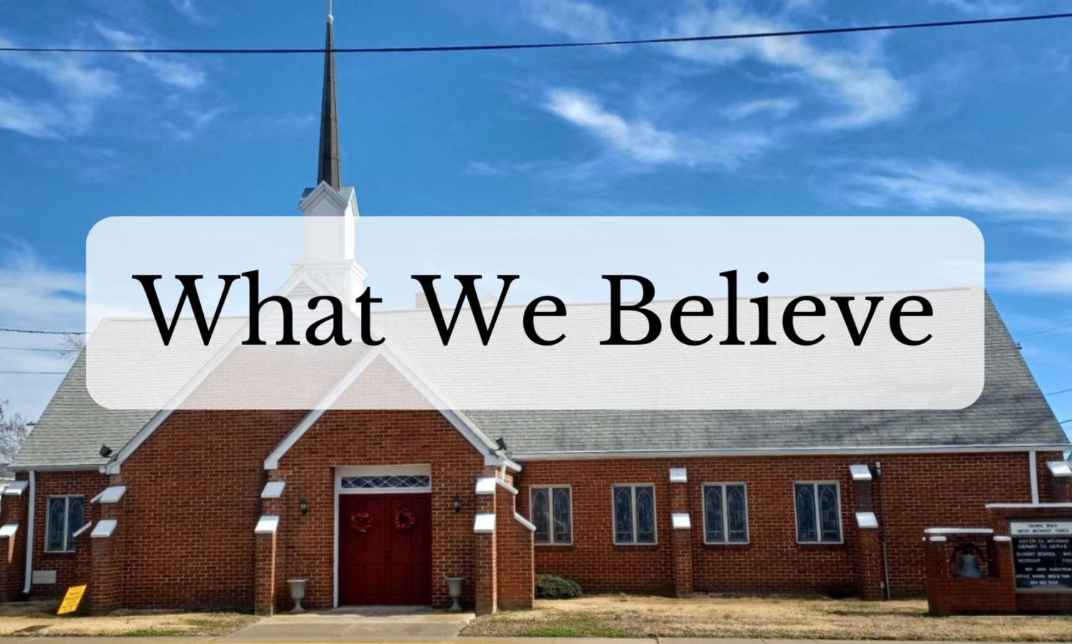 Colonial Beach United Methodist Church | Learn about CBUMC