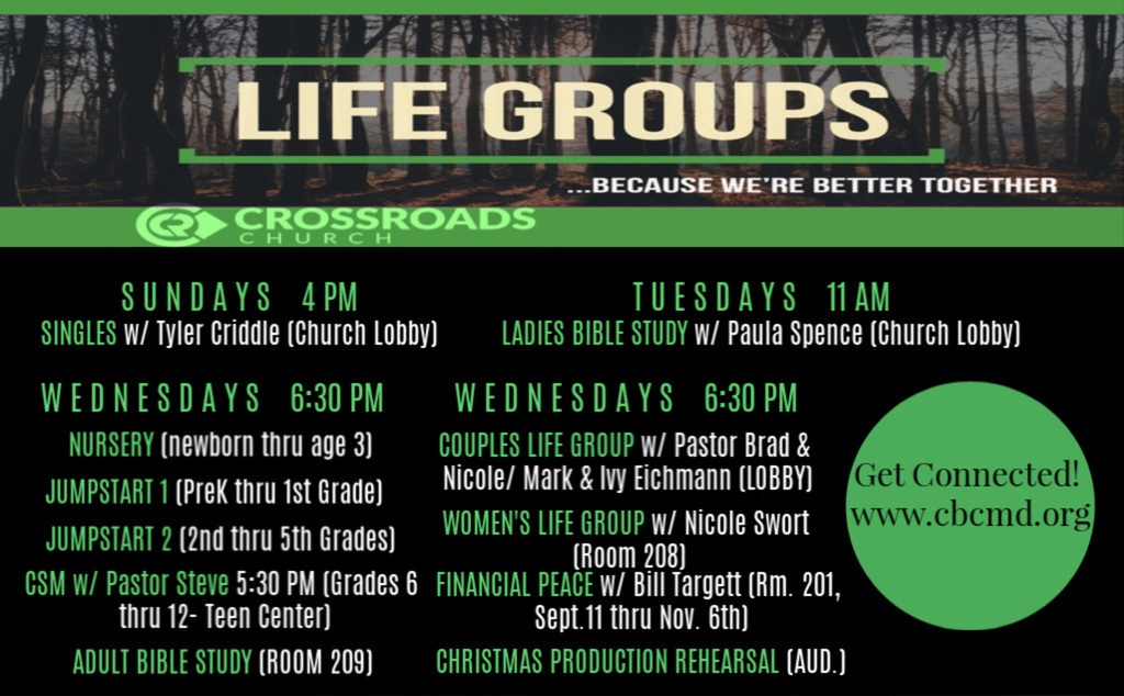 Crossroads Bible Church | Life Groups