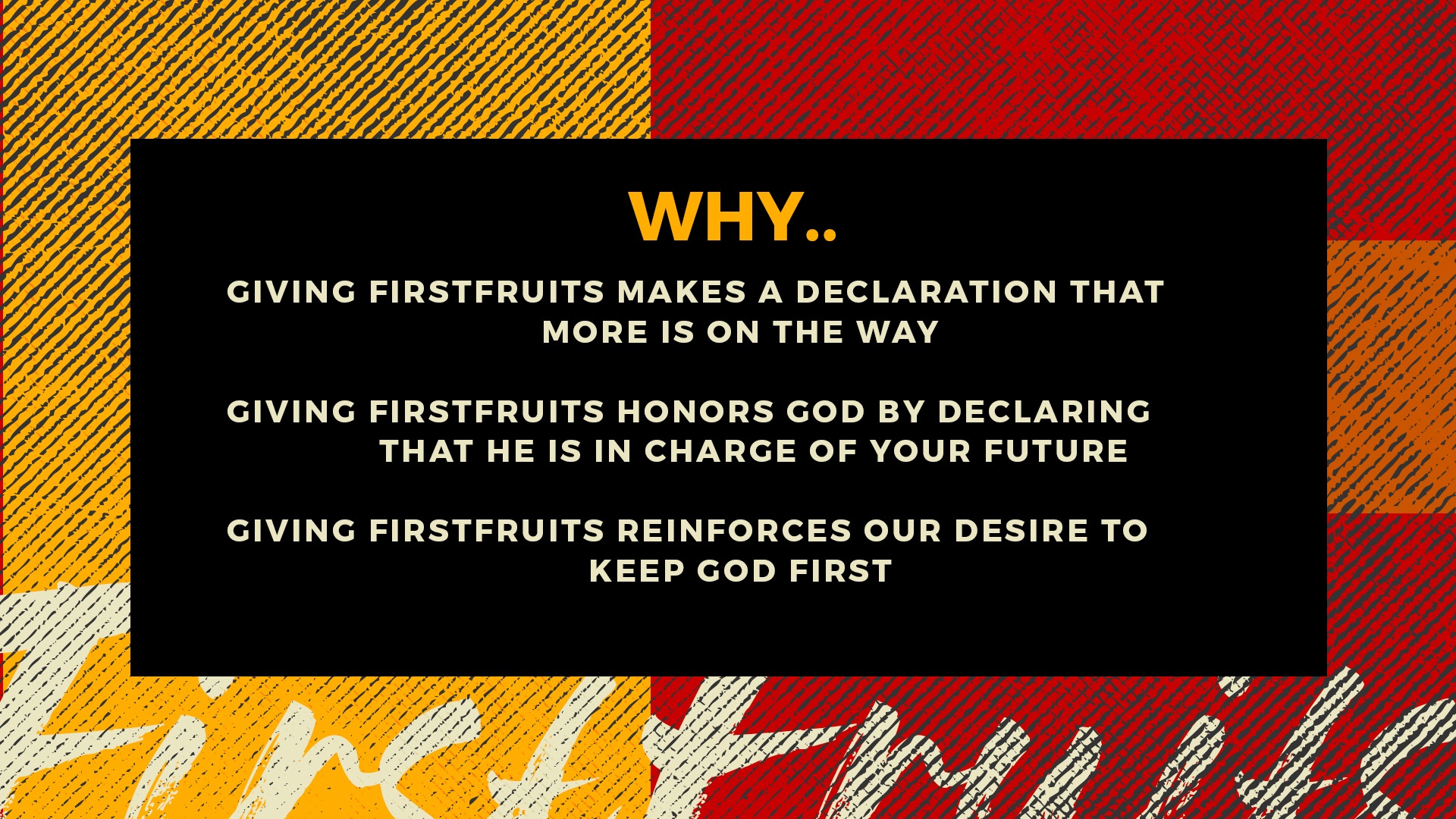 Purpose Life Church | FirstFruits