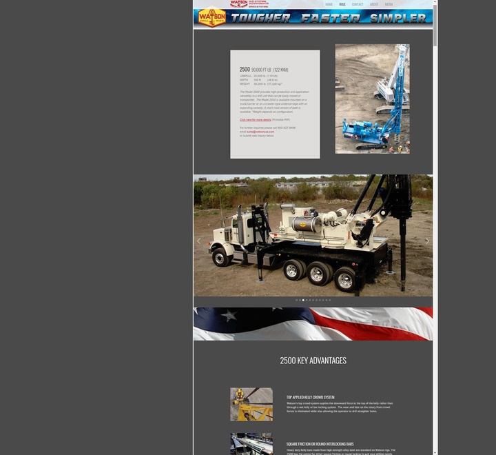 Watson Drill Rigs | 2500