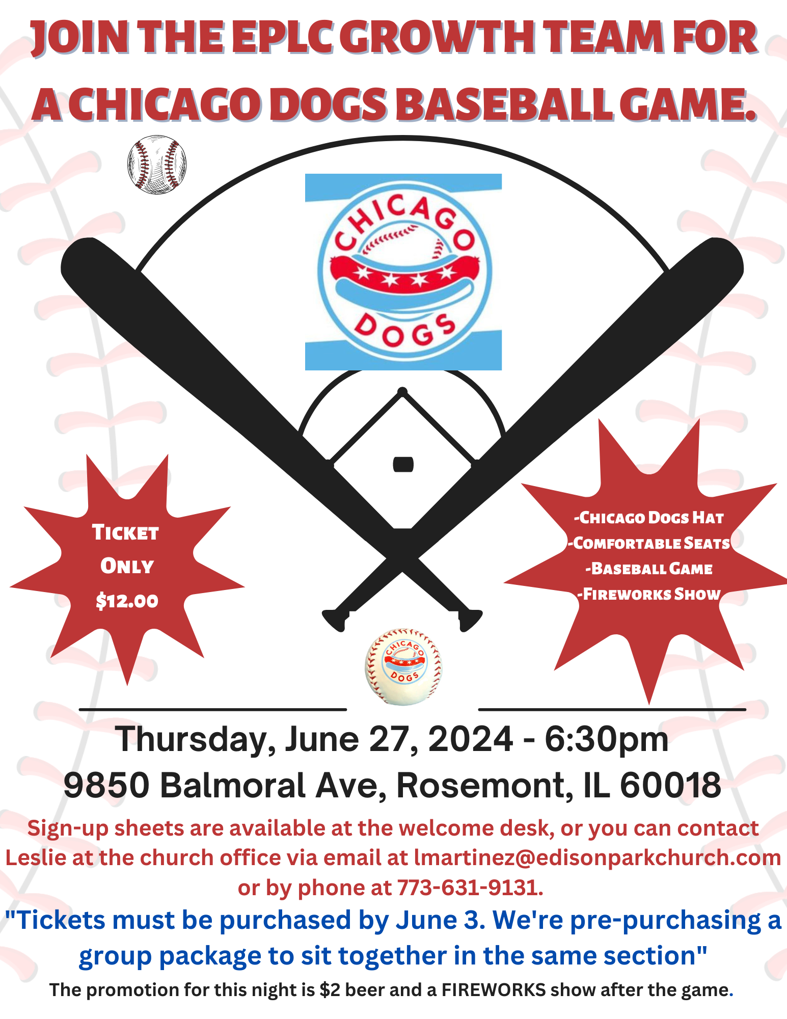 Edison Park Lutheran Church | News / Events