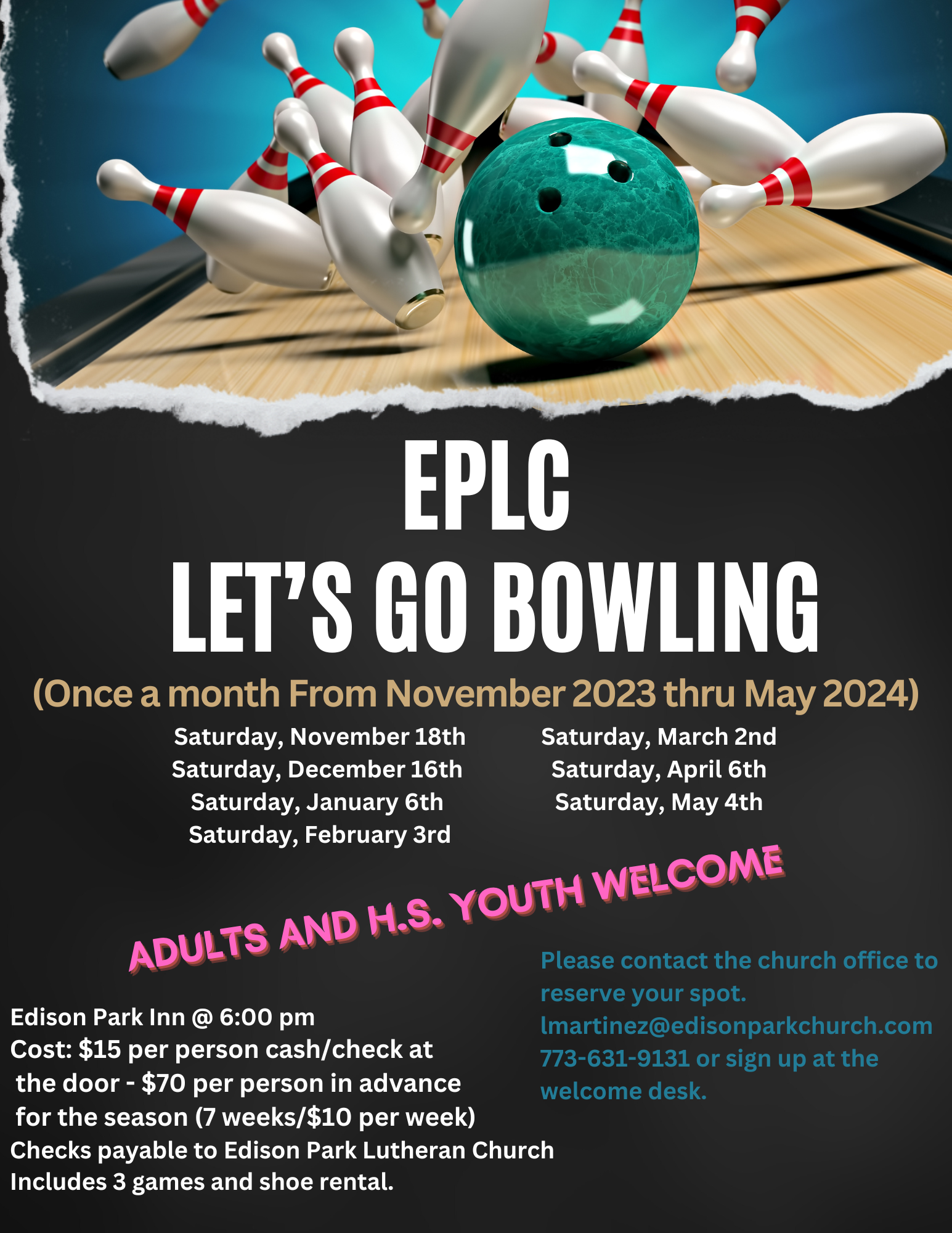 Edison Park Lutheran Church | News / Events