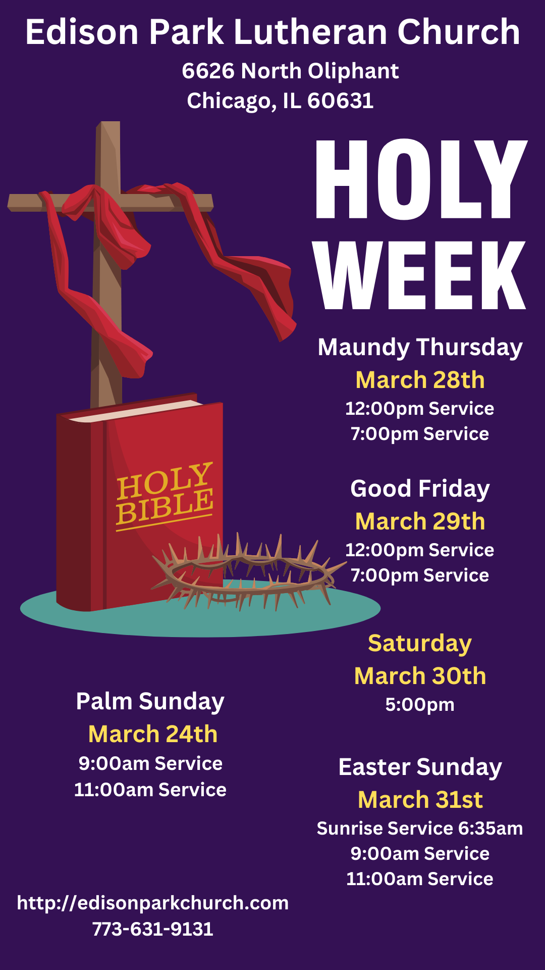 Edison Park Lutheran Church | News / Events