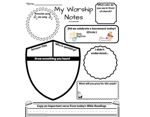 Our Redeemer Lutheran Church with School | Worship notes