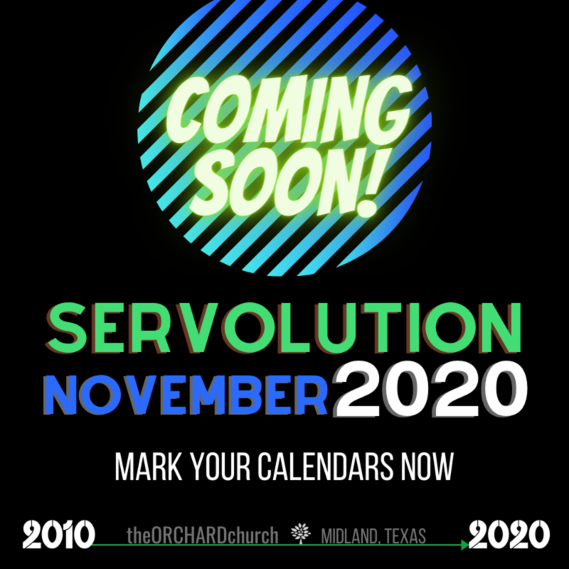 The Orchard Church Midland TX | SERVOLUTION 2020