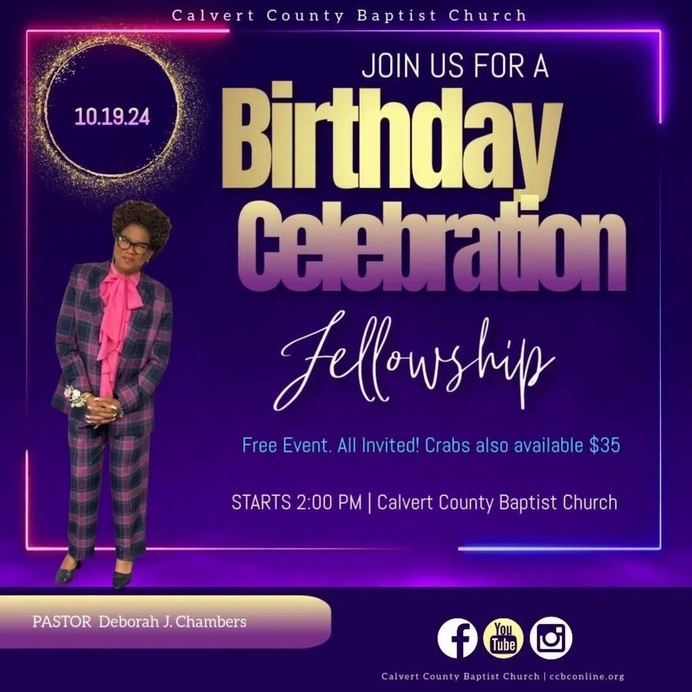Calvert County Baptist Church | Birthday Celebration