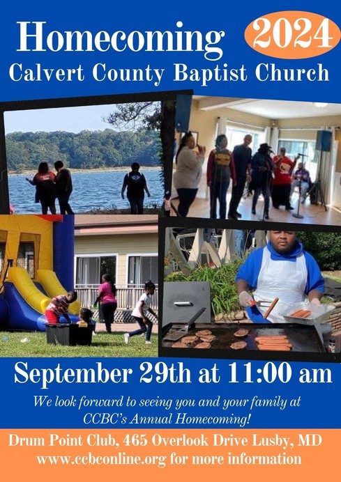 Calvert County Baptist Church | Homecoming 2024