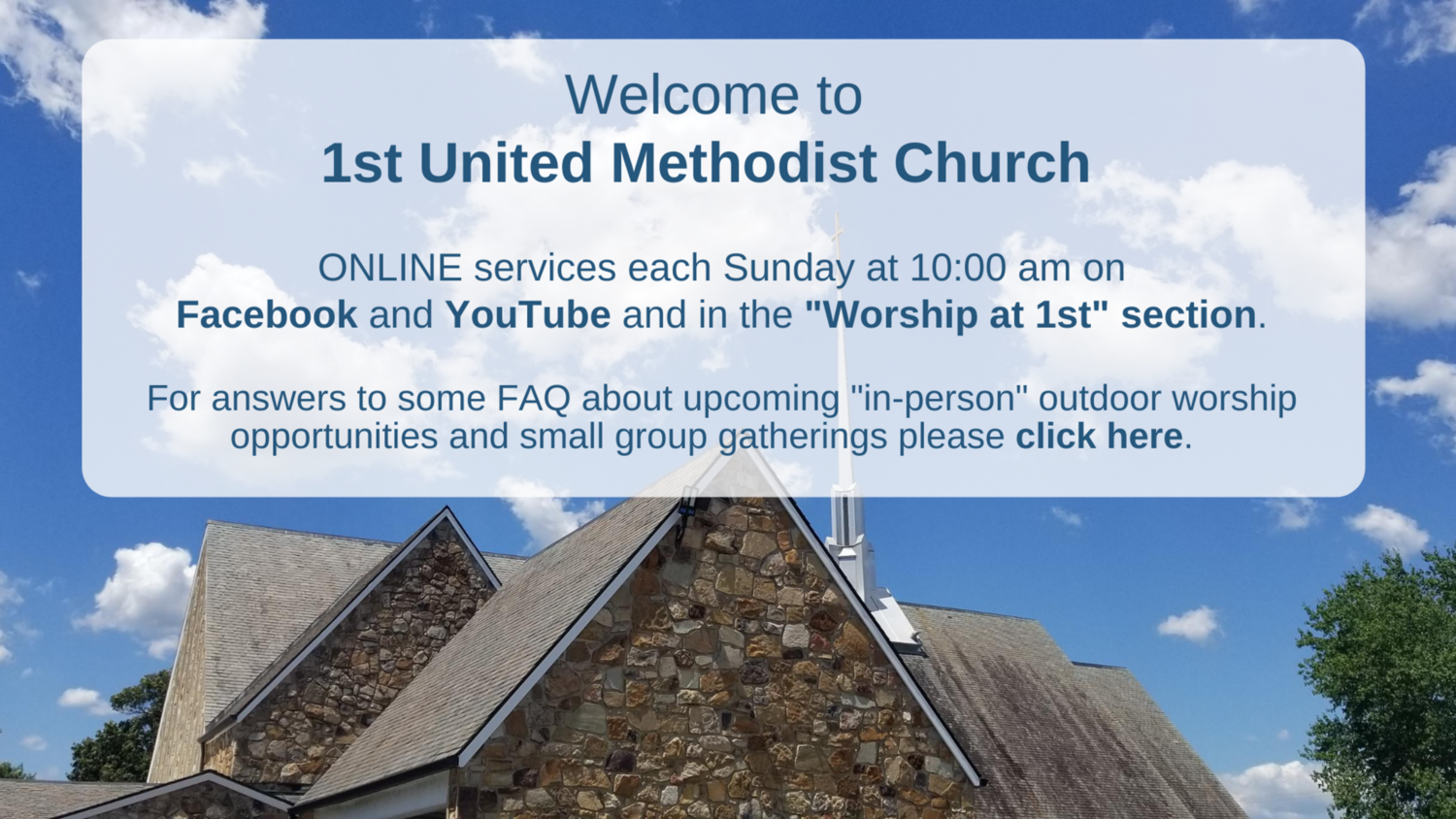 1st United Methodist Church | 1st Stop