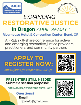 Restorative Justice Coalition of Oregon | Conference