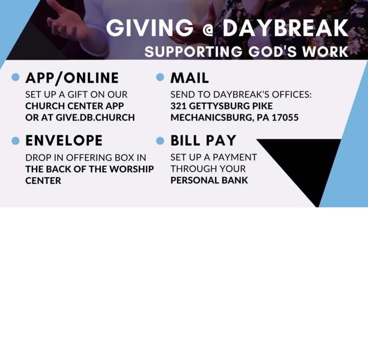 Daybreak Church | What's Happening