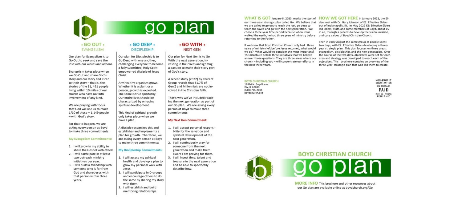 Boyd Christian Church | GO PLAN