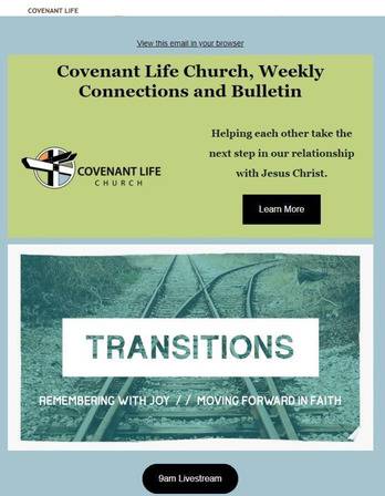 Covenant Life Church | Newsletter