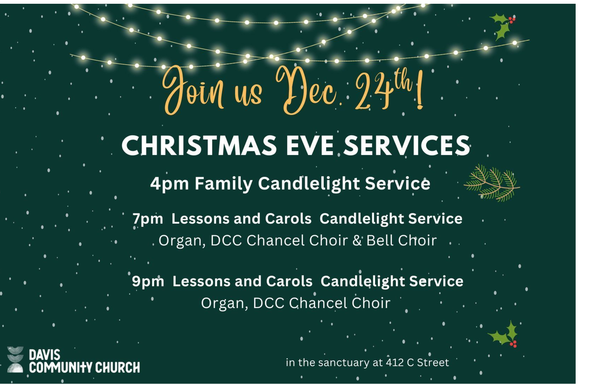 Davis Community Church | Home