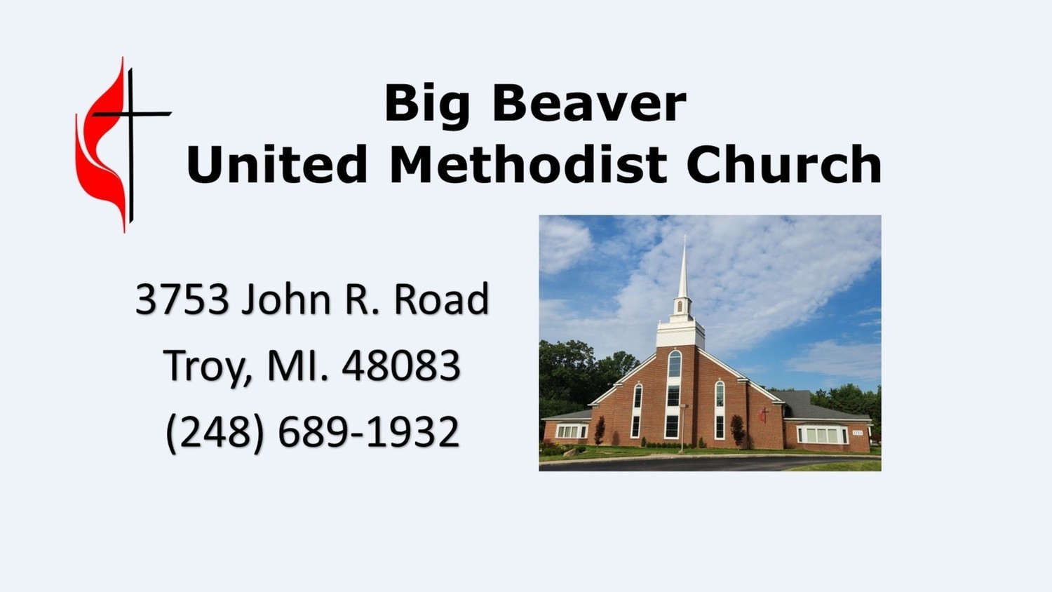 Big Beaver United Methodist Church | Home