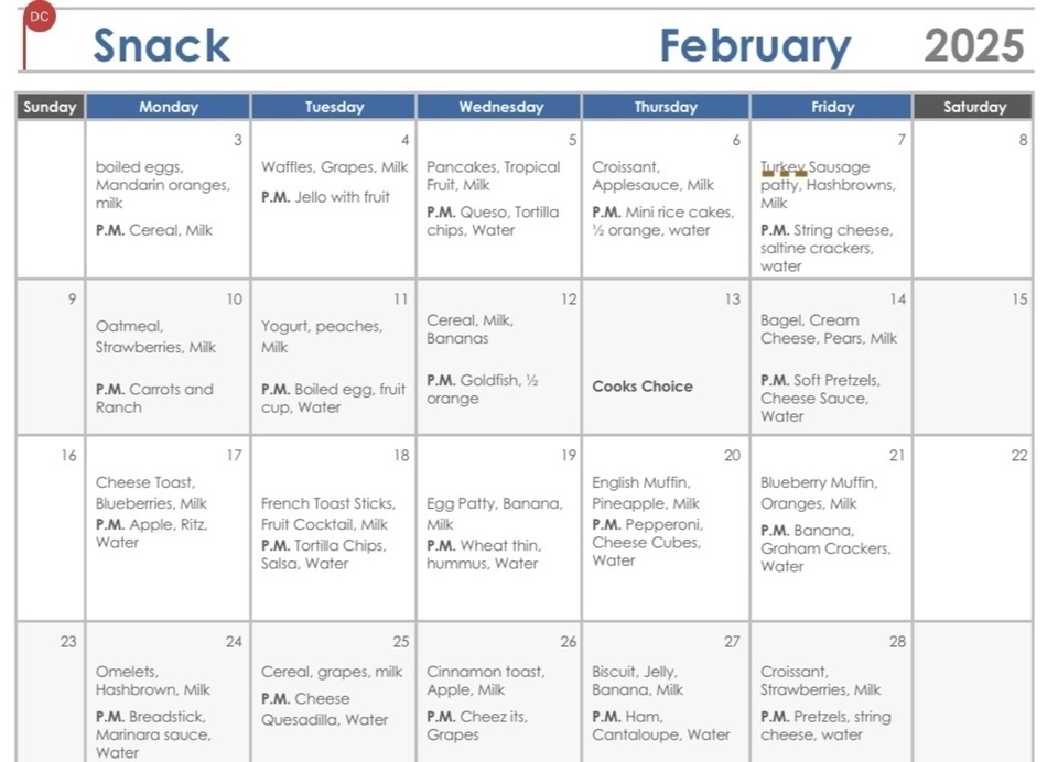 Fifth Avenue Baptist Church | Menus