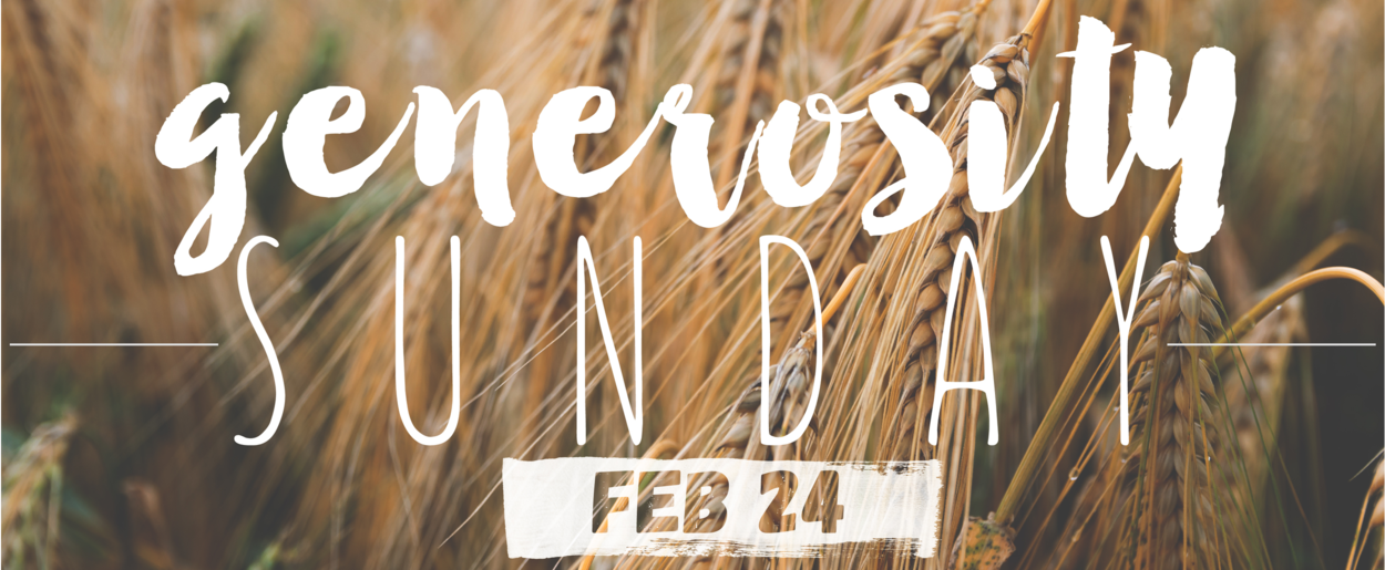 Grace Fellowship Church, Kingsport | GENEROSITY SUNDAY