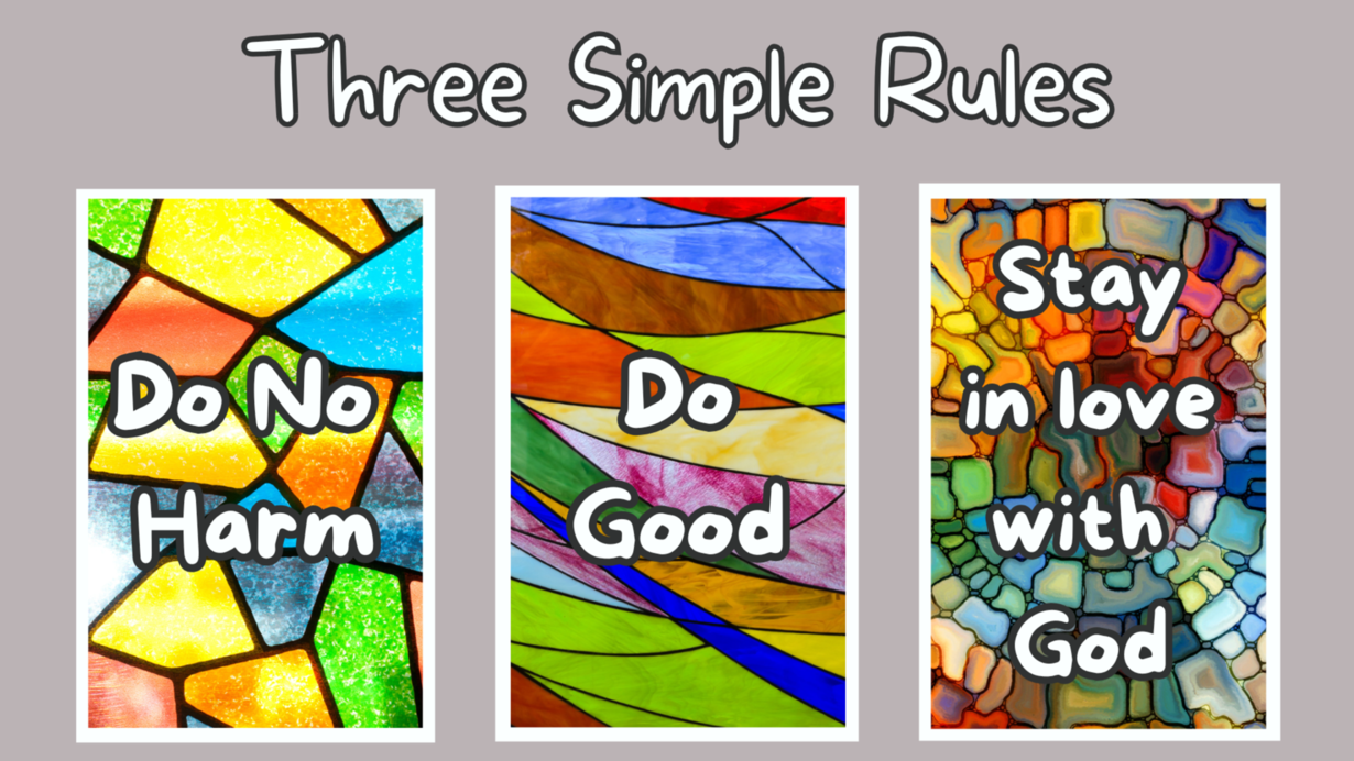 Wahoo First UMC | Three Simple Rules Series