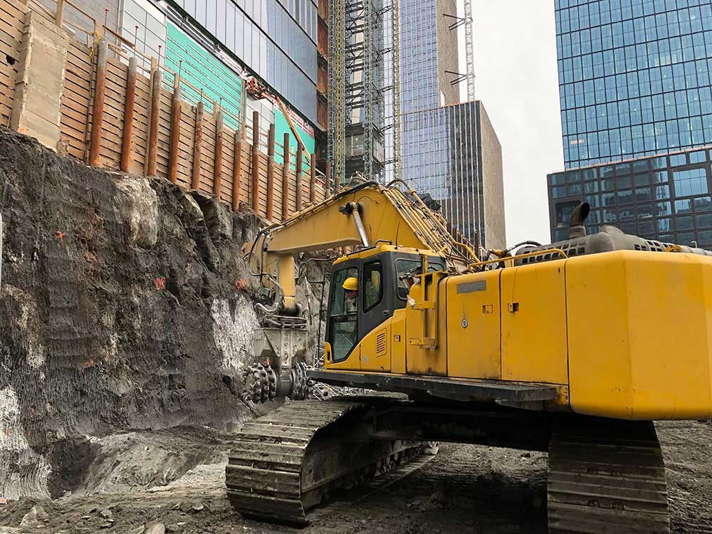 Rock Evcavation Application | AQ-6 Drum Cutter on PC600 | Antraquip