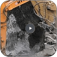 Rock Evcavation Application | AQ-6 Drum Cutter on PC600 | Antraquip