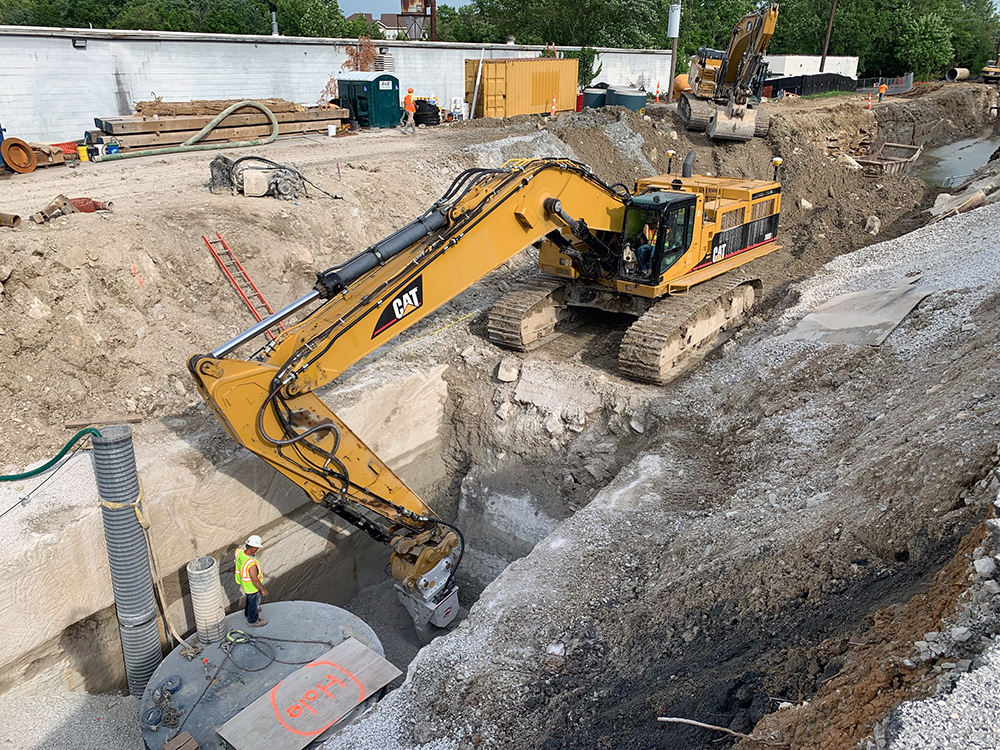 AQ-6 Trenching Limestone with Compressive Strength Ranging 18,000-30 ...