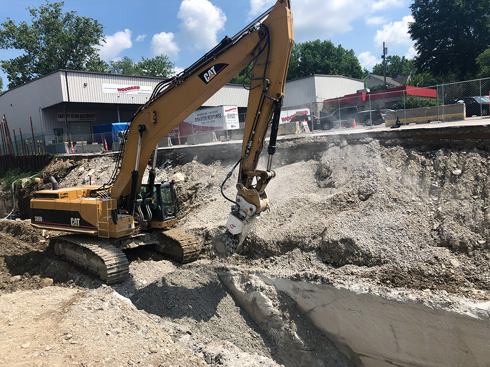 AQ-6 Trenching Limestone with Compressive Strength Ranging 18,000-30 ...