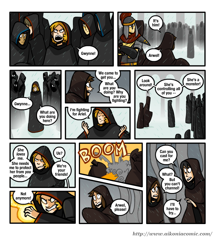 Aikonia on The Duck : Chapter III, Page 37: Fighting for Ariel