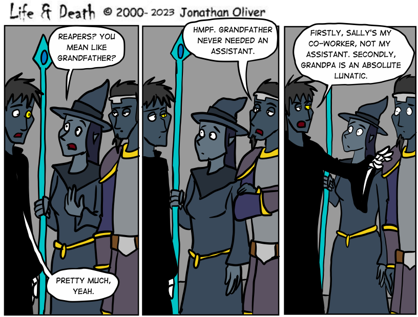 Life Asked Death Comic