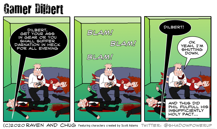 Gamer Dilbert on The Duck : Heck