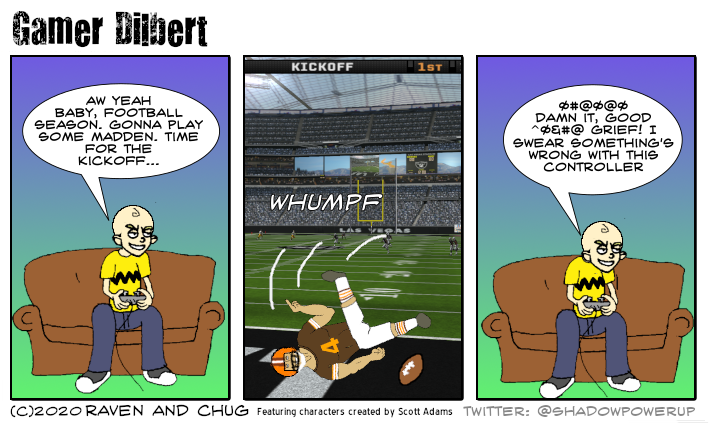 Gamer Dilbert on The Duck : Gamer Charlie Brown