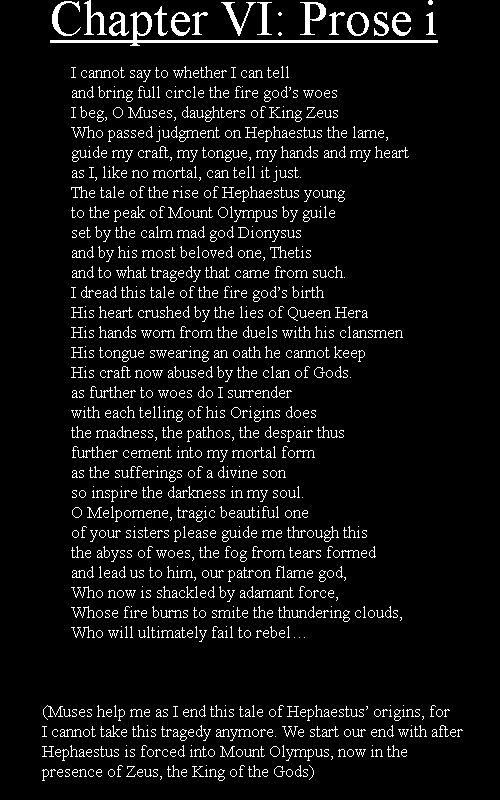 Hephaestus on The Duck : Chapter 6, Prose i (plot explanation Pages 1-5)