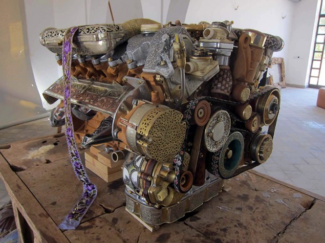 Mercedes V12 Engine Recreated From Bone, Copper and More | eMercedesBenz
