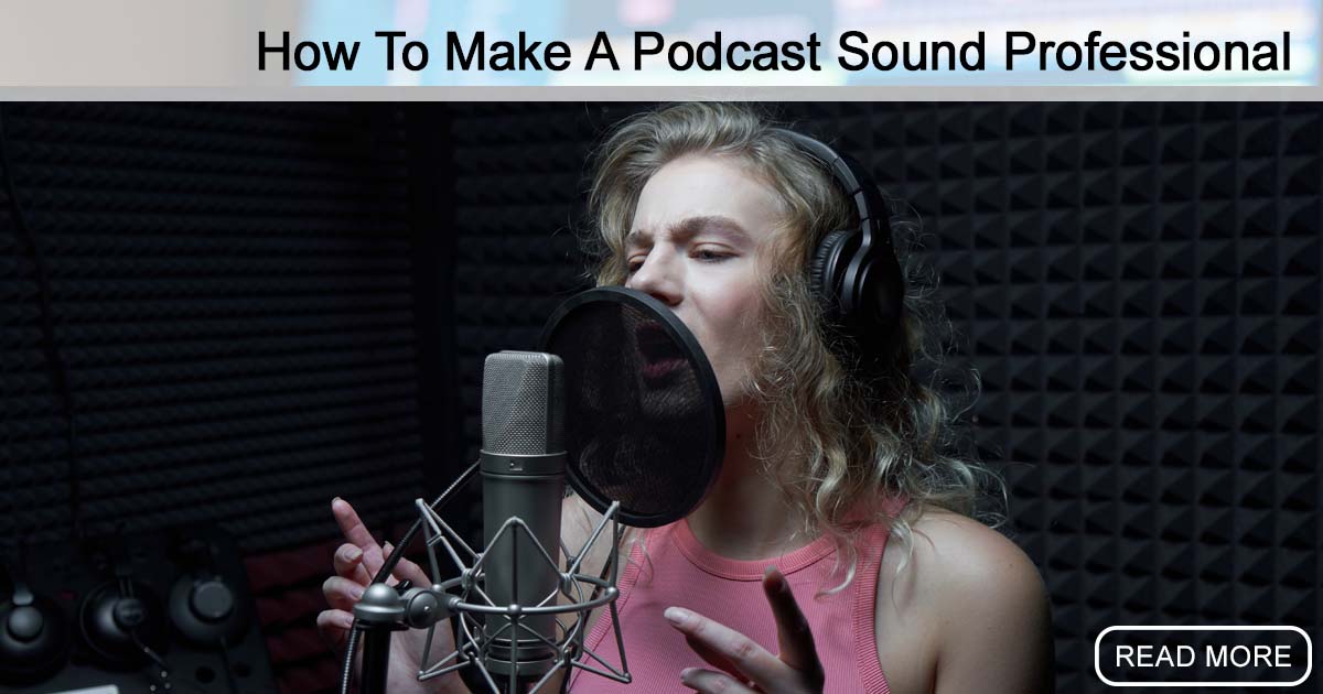How To Make A Podcast Sound Professional | Home Brew Audio