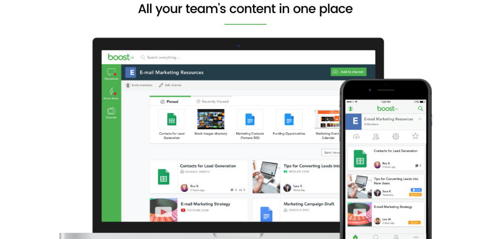 Forward! BoostHQ Keeps Your Team And Content Moving The Right Direction