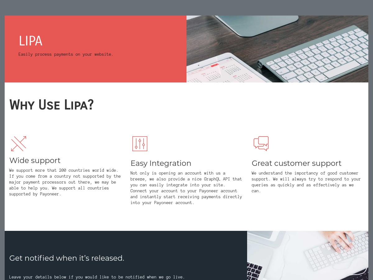 Lipa - Hassle free payment processing