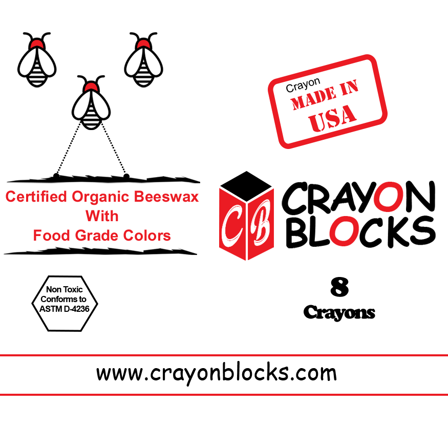 CrayonBlocks - Organic Crayons | No Paraffins | Beeswax