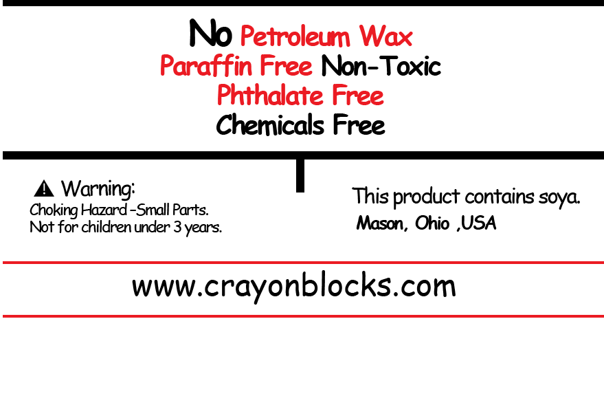 CrayonBlocks - Organic Crayons | No Paraffins | Beeswax