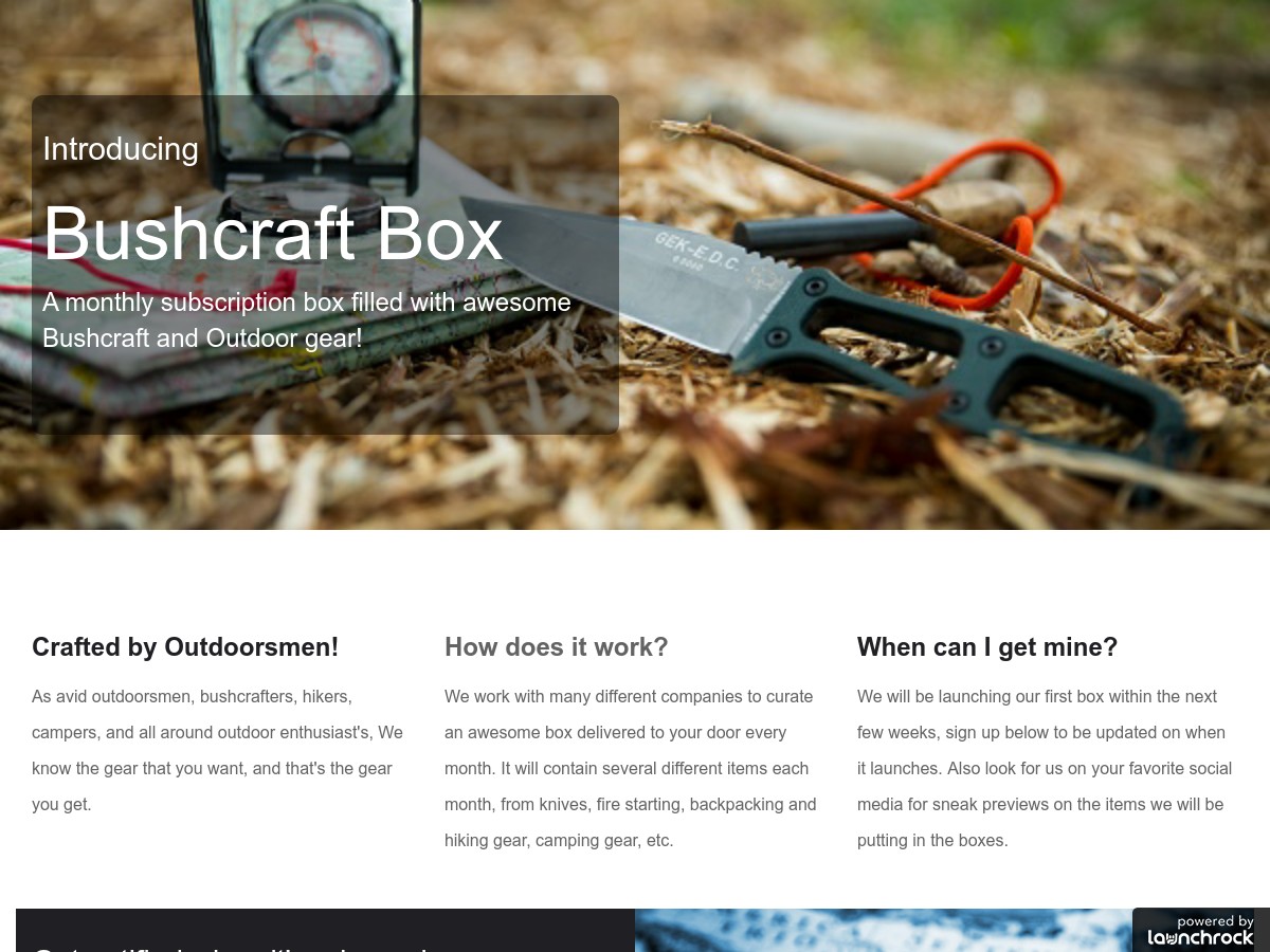 Bushcraft box