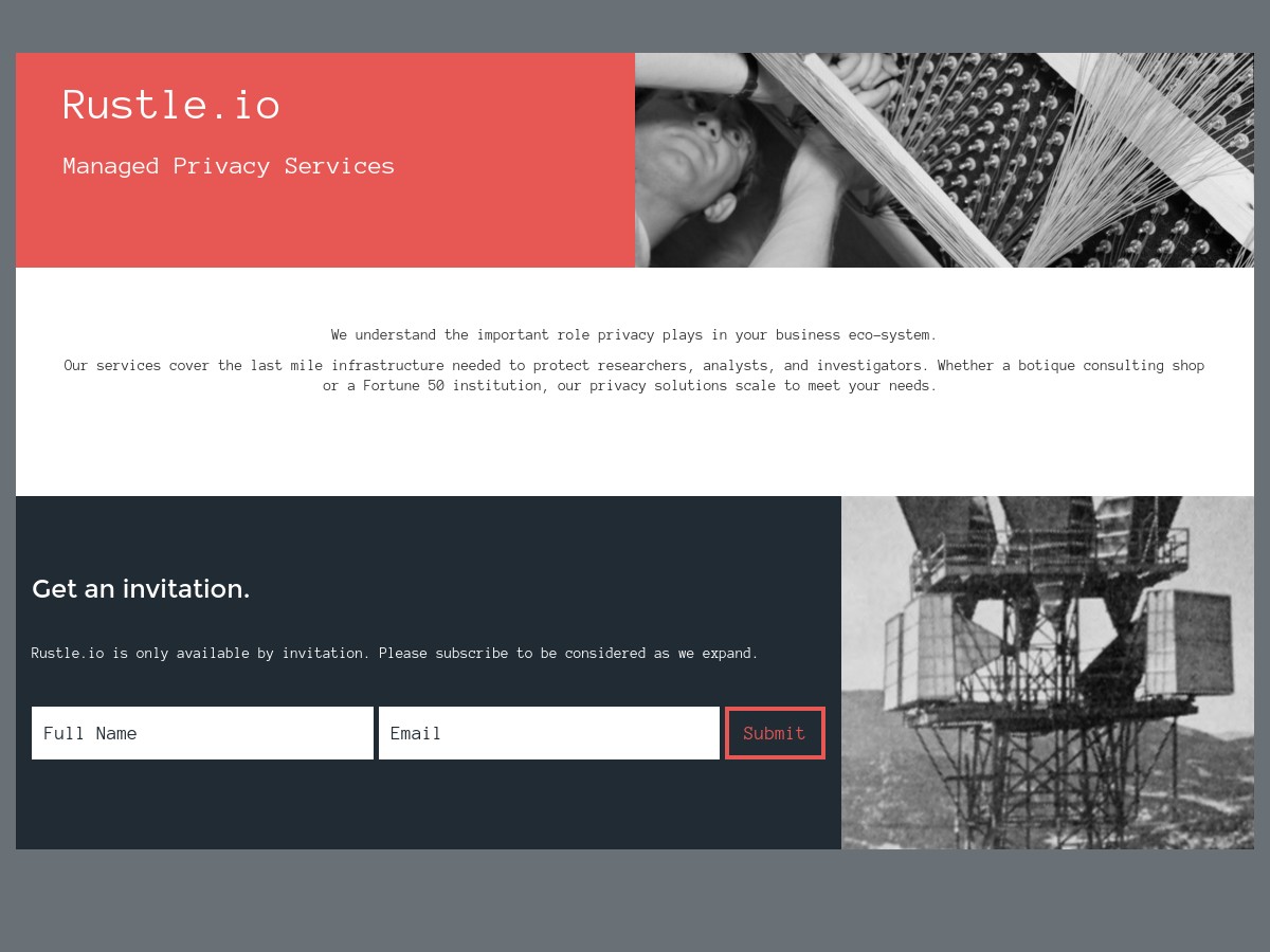 Managed Privacy Services | Rustle.io