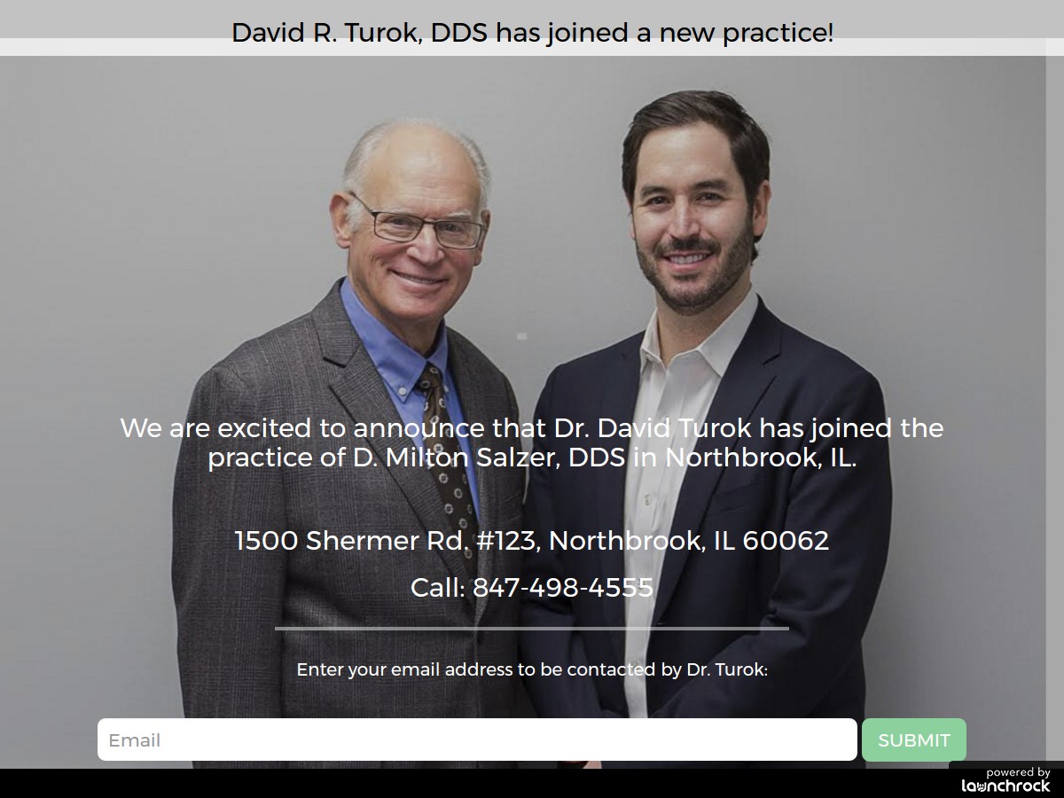 David Turok DDS- NEW PRACTICE!