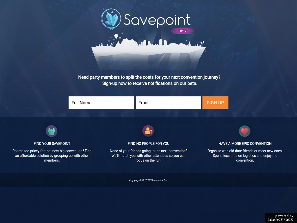 Savepoint Beta Sign Up!