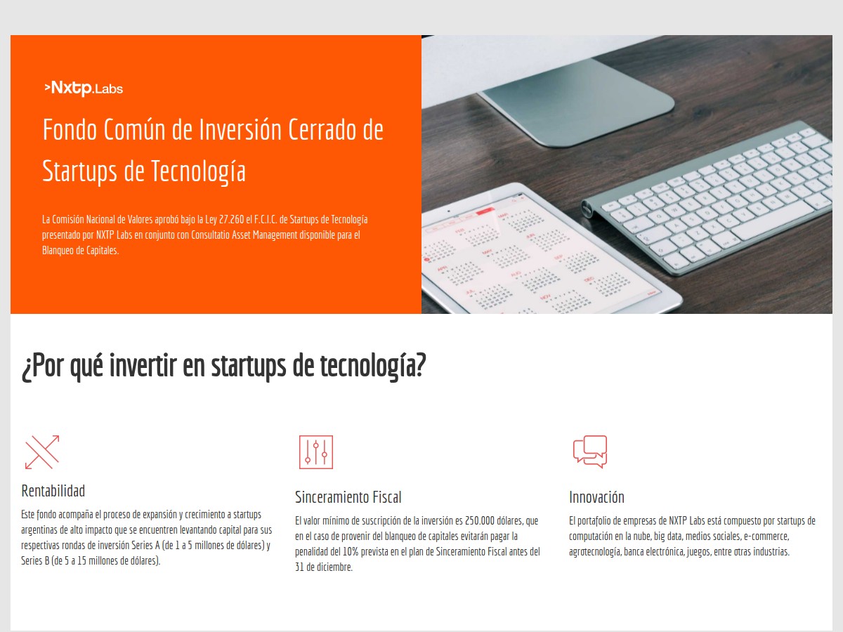 Fondo Común de Inversión Cerrado de Startups | NXTP Labs